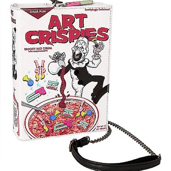 Spirit | Bags | Terrifier Art The Clown Art Crispies Crossbody Bag ...